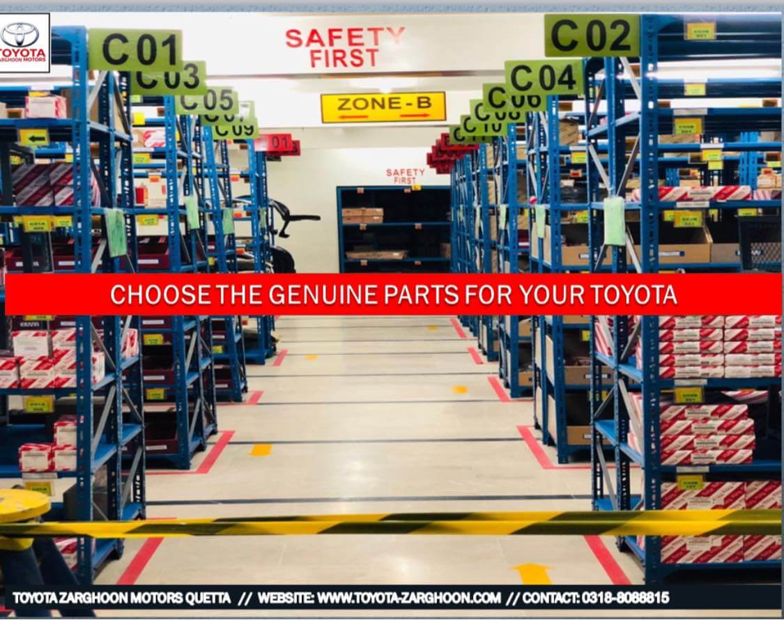 Toyota Genuine Parts - Toyota Zarghoon Motors